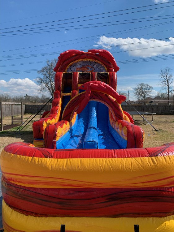 18 Foot Dual Lane Crawfish Slide - Westside Inflatables, LLC Brusly LA