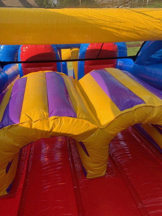 45 Foot Obstacle Course with Incline - Westside Inflatables, LLC Brusly LA